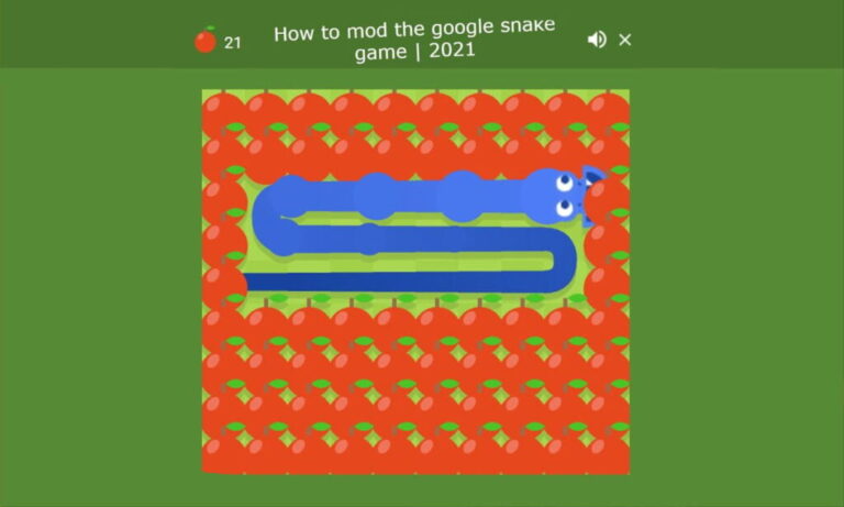 Cara Menggunakan Mod di Game Ular Google